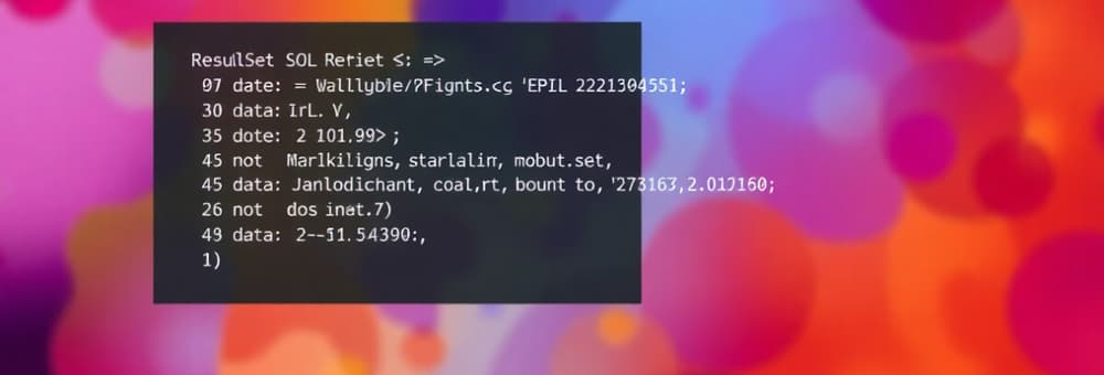 SQL ResultSet Objects Overview