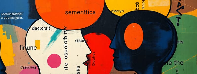 Understanding Words: Semantics and Lexical Relationships