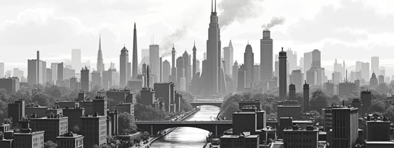 Gilded Age & Progressive Era: Urbanization