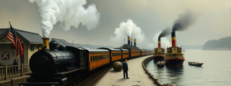 Transportation Revolution: Steamboats, Canals & Railroads