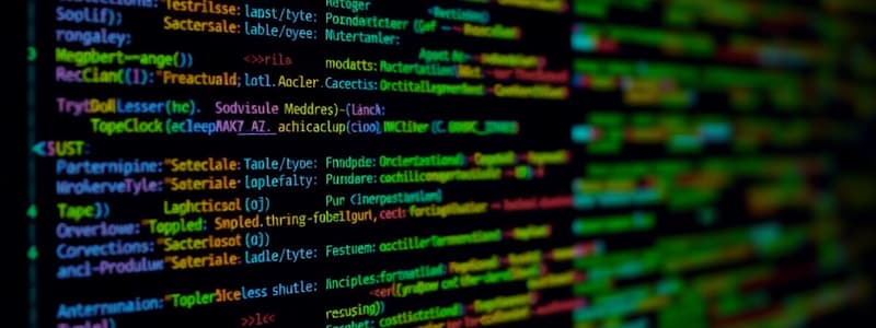 Software Construction & Coding Style